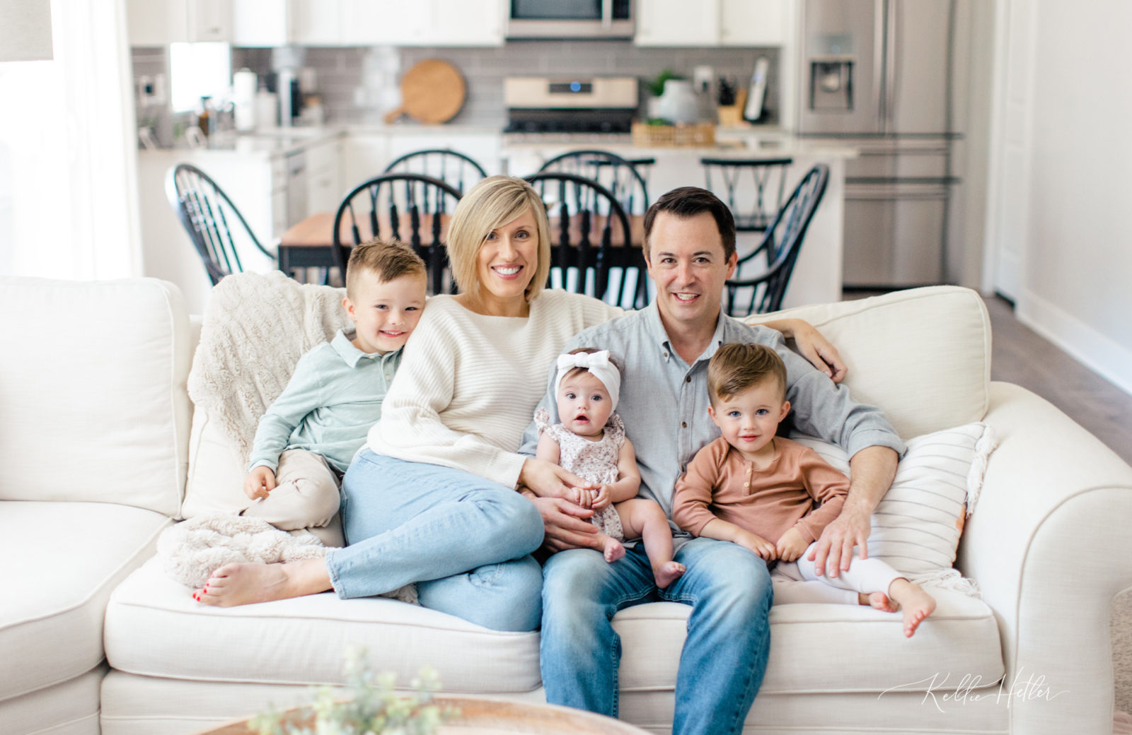Michigan In-Home Family Session | Kellie Hetler Photography