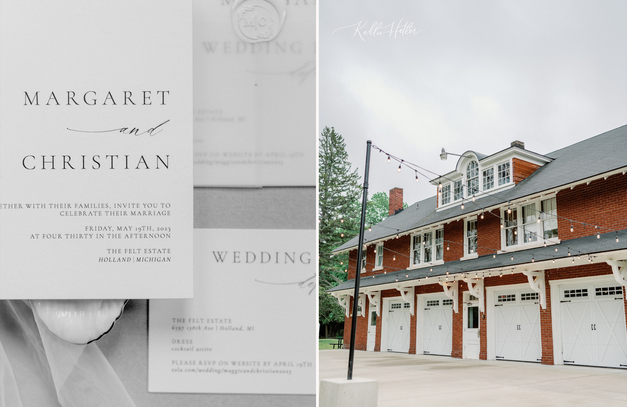 The Felt Mansion Wedding in Saugatuck | Christian & Maggie | Kellie ...